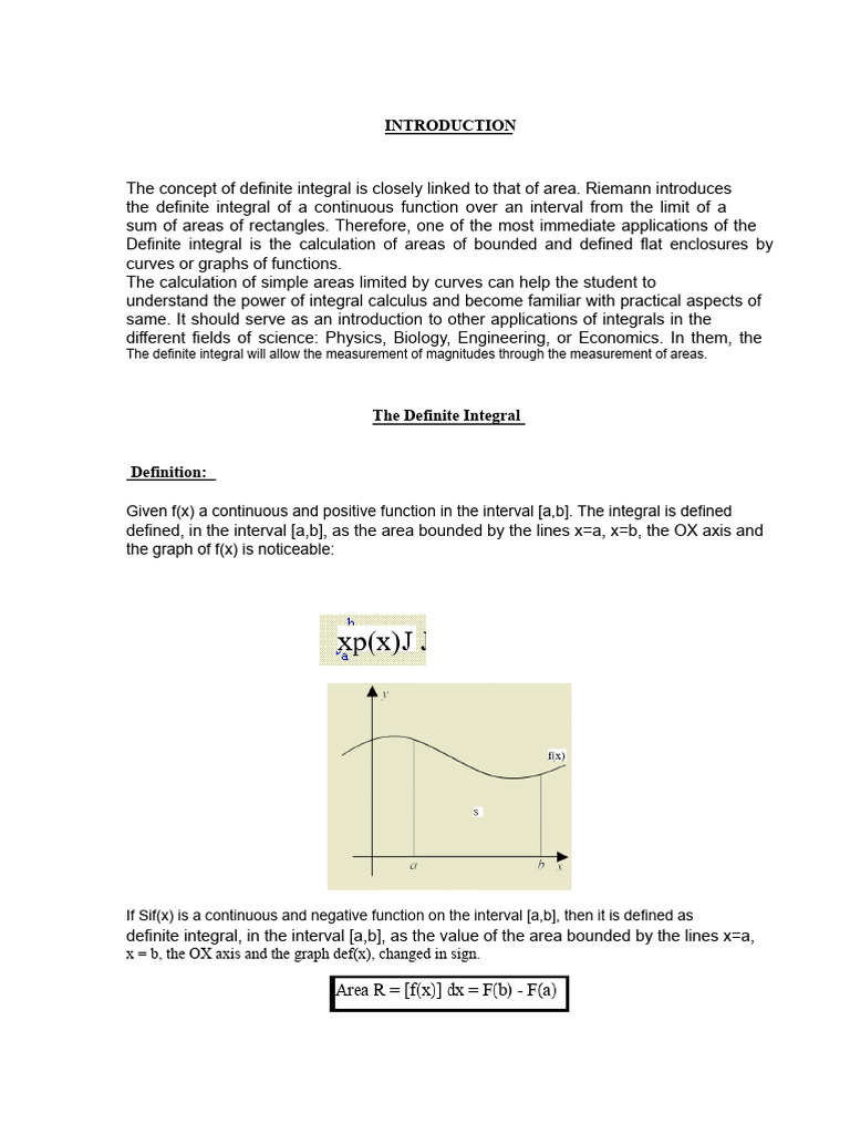 "Applications of Definite Integrals" | PDF | Integral | Area