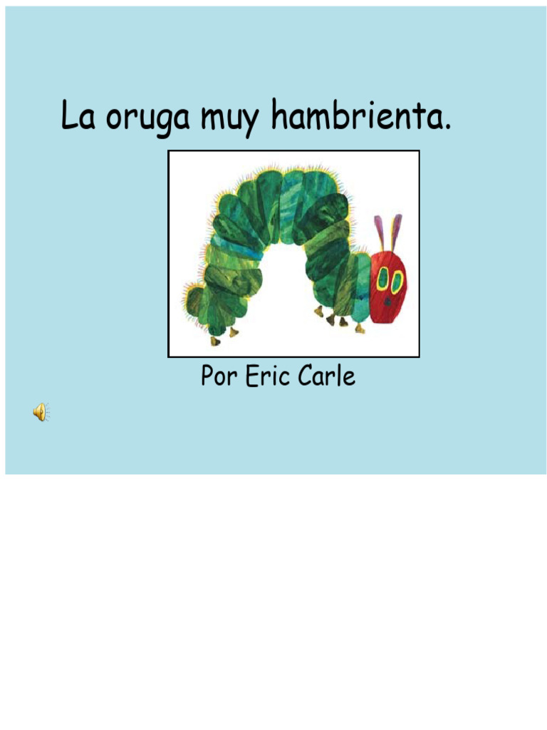 La Oruga Muy Hambrienta | PDF