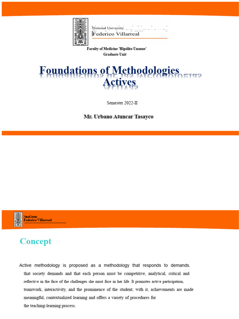 IV-FUNDAMENTALS IN ACTIVE METHODOLOGY | PDF | Methodology | Knowledge
