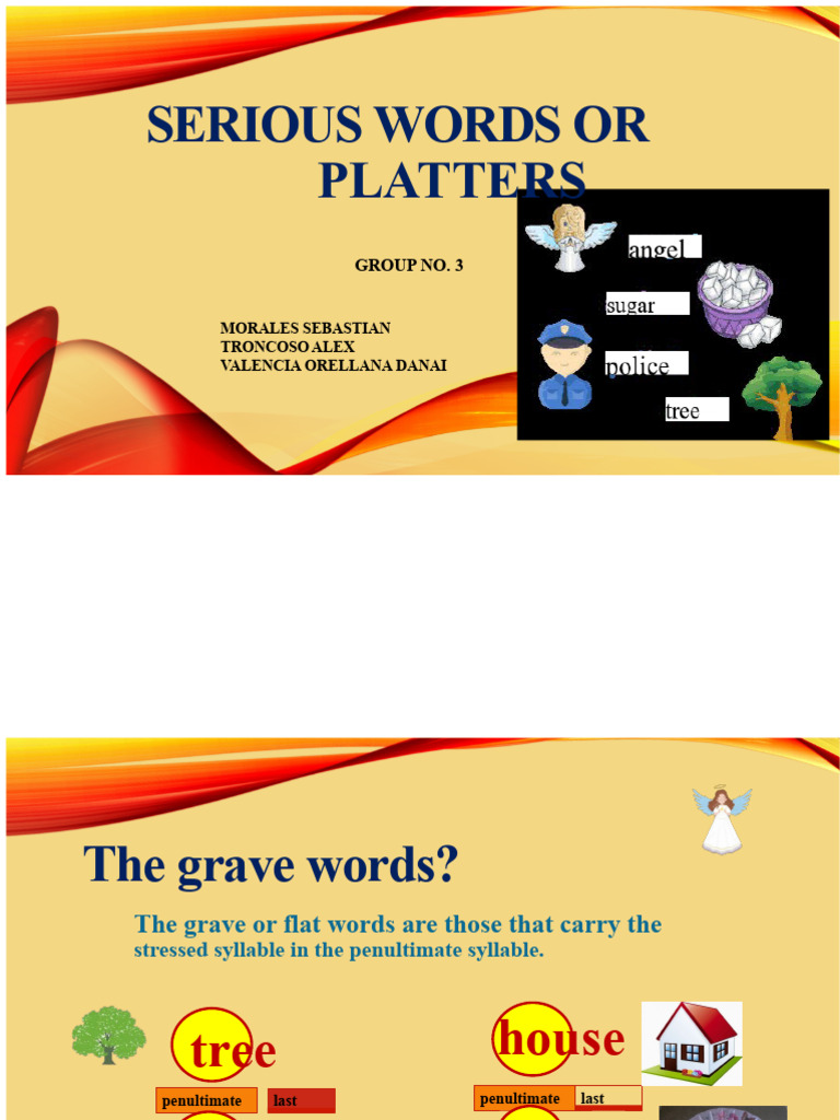 Grave or Flat Words | PDF