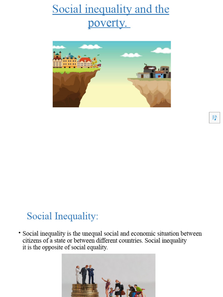 Social inequality and poverty power point (1) | PDF