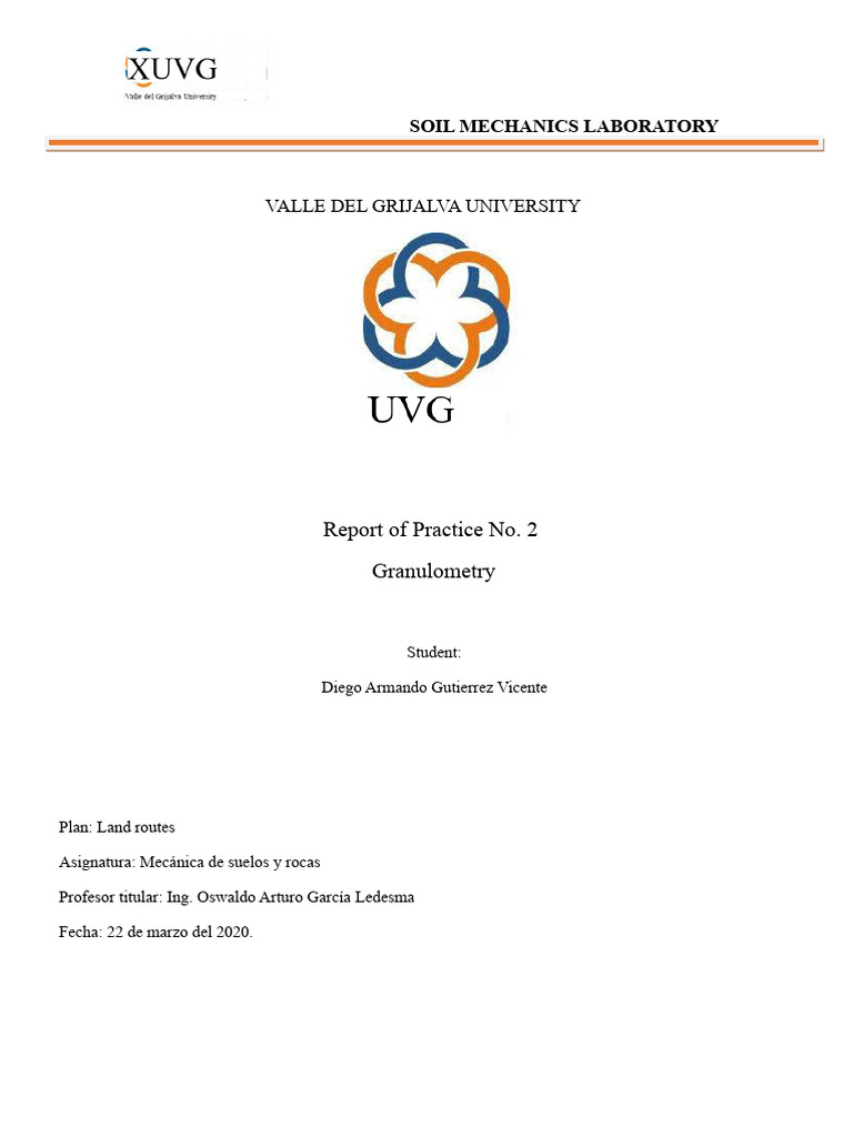 Granulometry Analysis in Soil Mechanics | PDF | Soil Mechanics | Soil