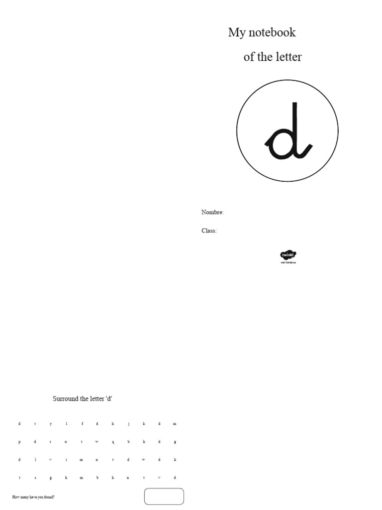 notebook letter D | PDF | Linguistics