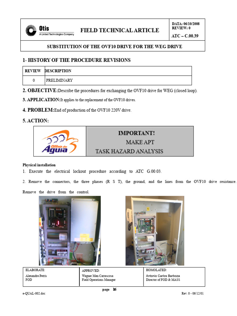 OVF10 to WEG Drive Replacement Guide | PDF | Electrical Connector ...