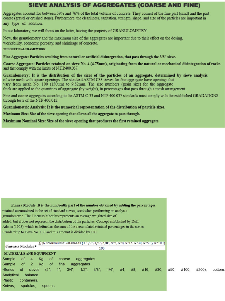 015 GRAINSIZE ANALYSIS OF COARSE SAND (3) | PDF | Construction ...