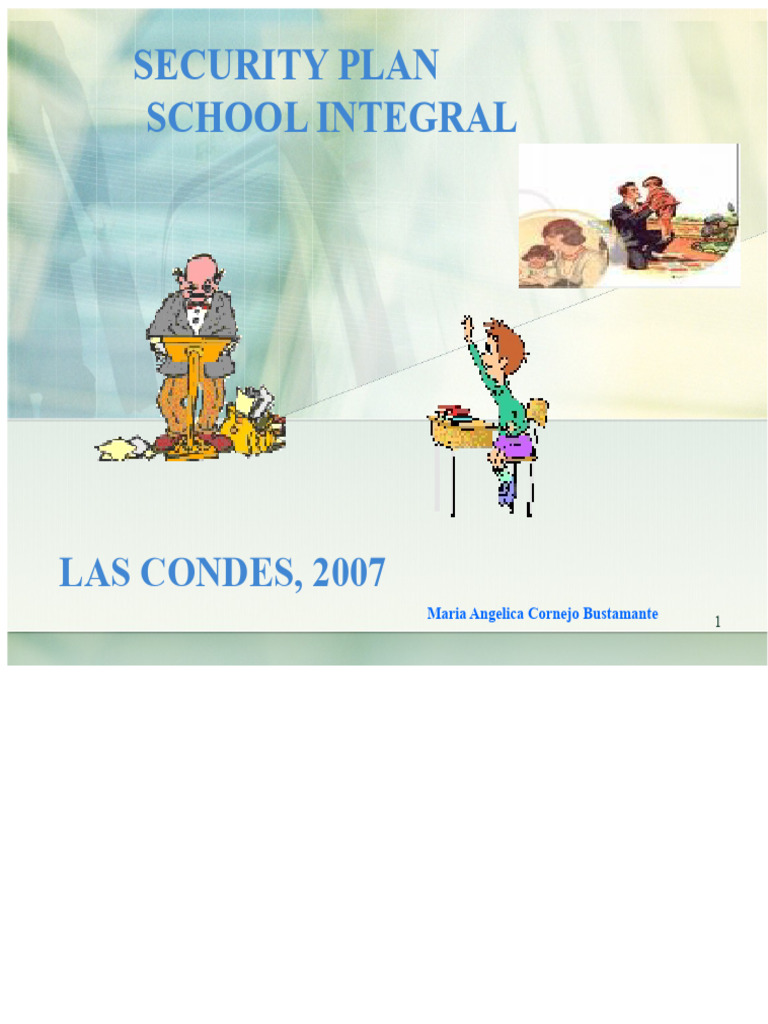 Comprehensive School Security Plan | PDF | Evaluation | Information