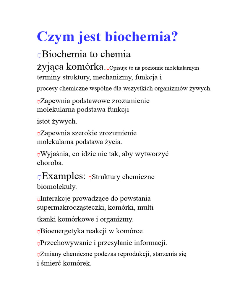 Biochemia | PDF