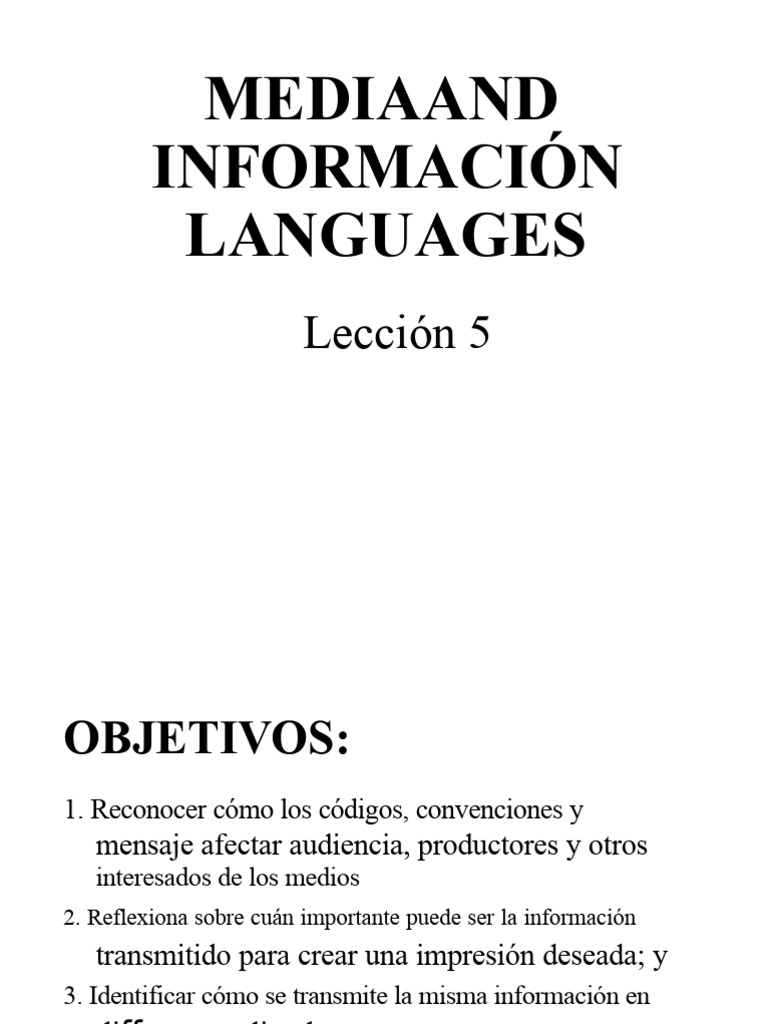 Lenguaje y Códigos en Medios | PDF | Comunicación | Los símbolos