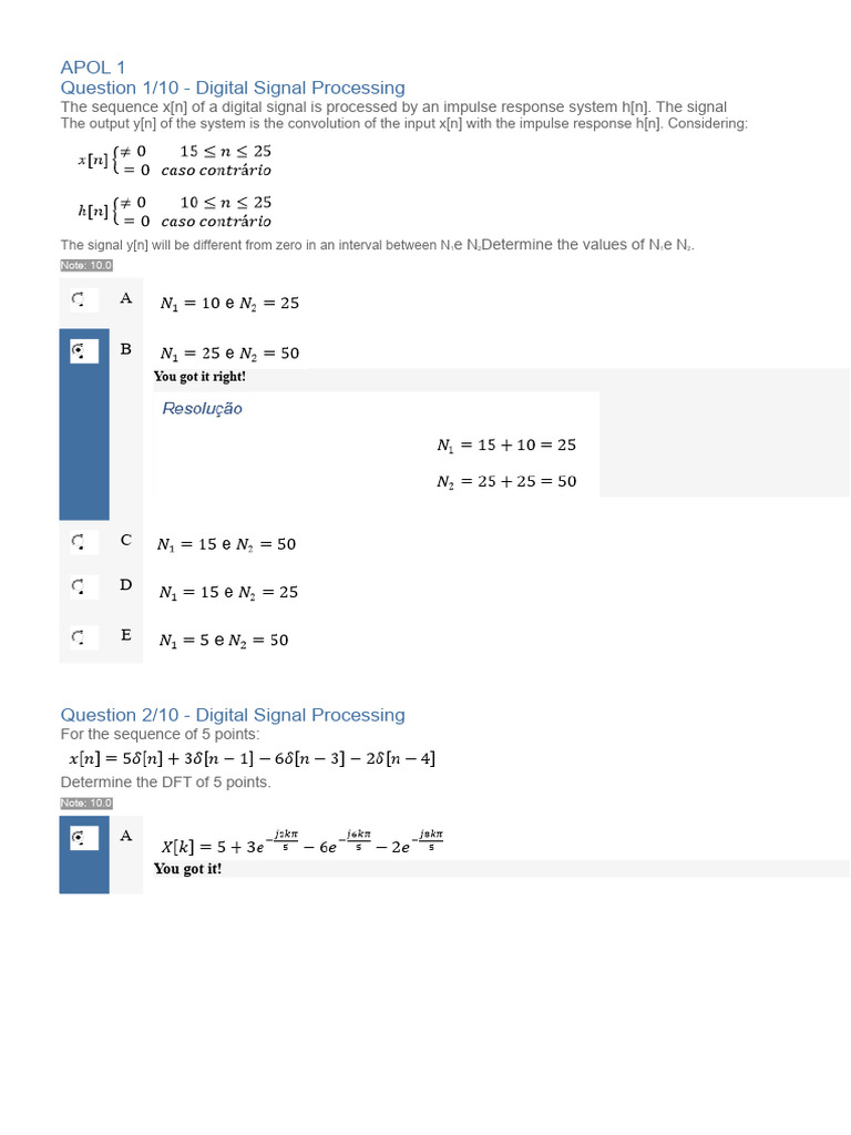 APOLS Digital Signal Processing | PDF | Digital Signal Processing ...