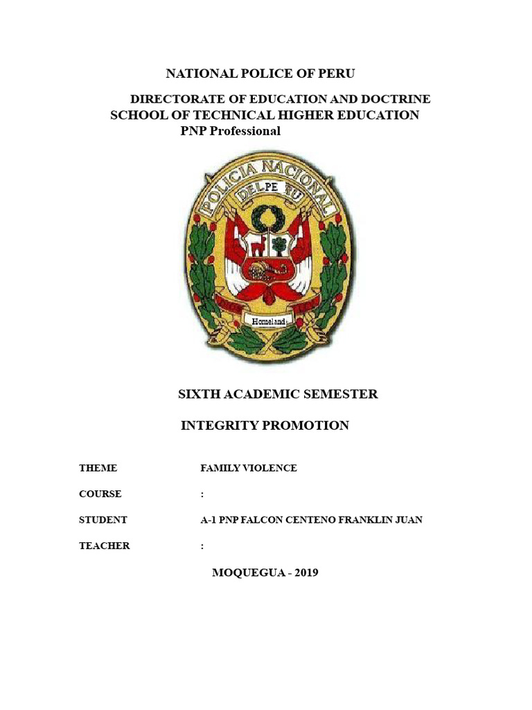 Application Work Family Violence A1 PNP Falcon | PDF | Violence ...