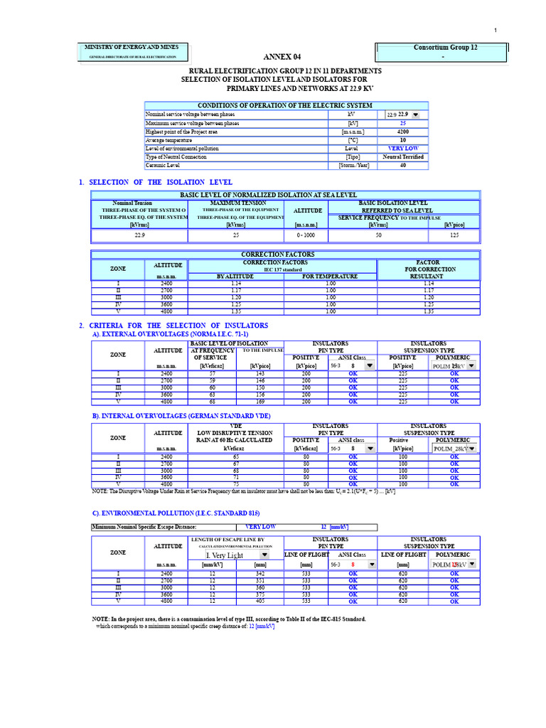 Calculation Isolation 22.9KVA 17 PDF | PDF | Insulator (Electricity ...