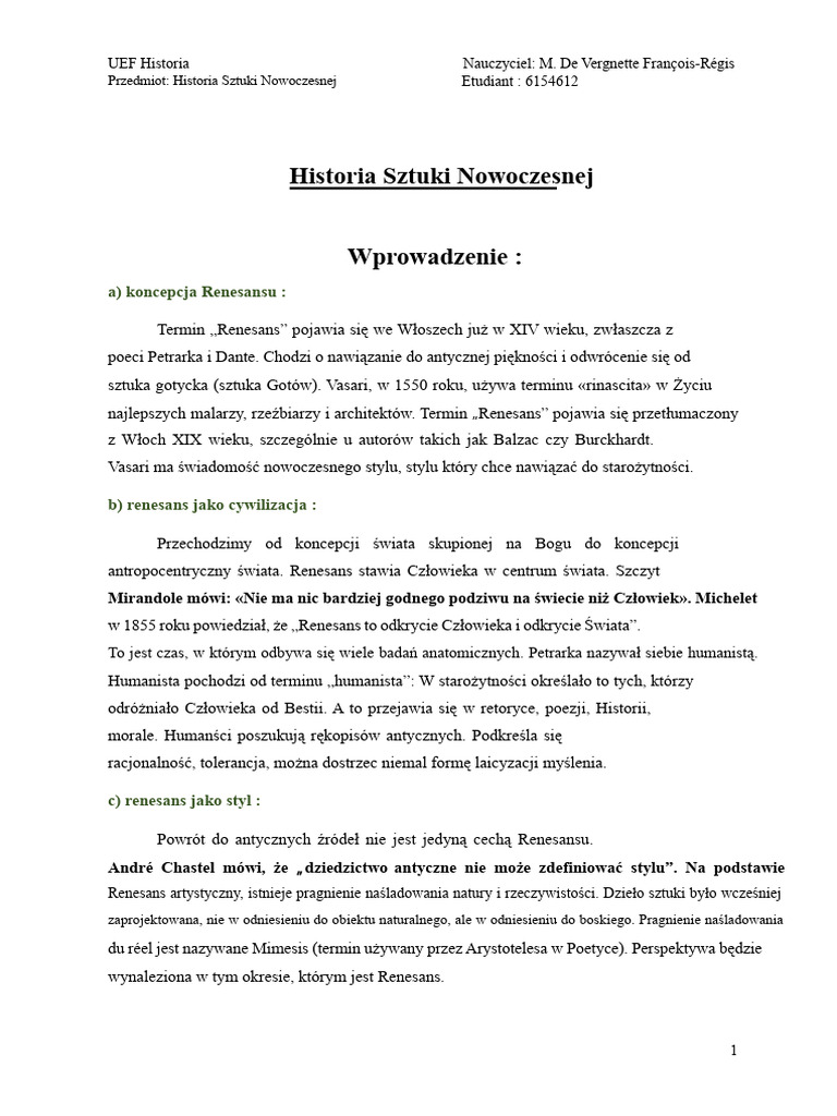 Historia Sztuki Nowoczesnej - Pełny kurs 1 (1).pdf | PDF