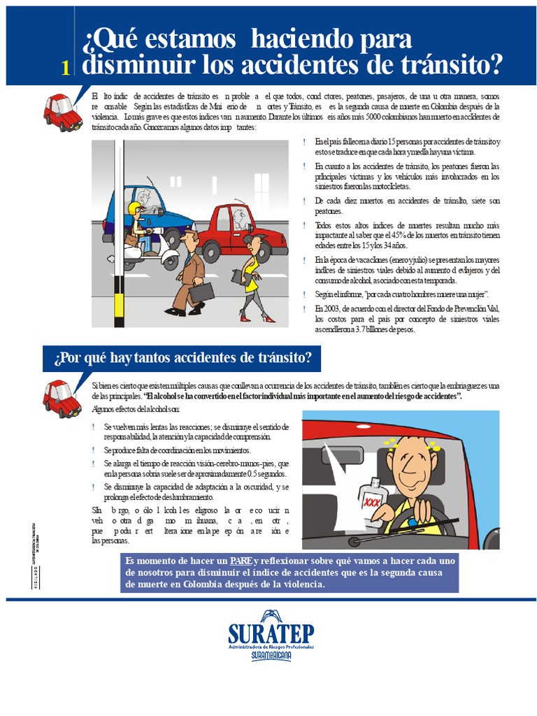 Traffic Accident Pamphlet PDF | PDF | Tráfico | Transporte