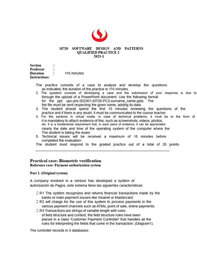 Software Design Patterns Case Study | PDF | Microsoft Power Point ...