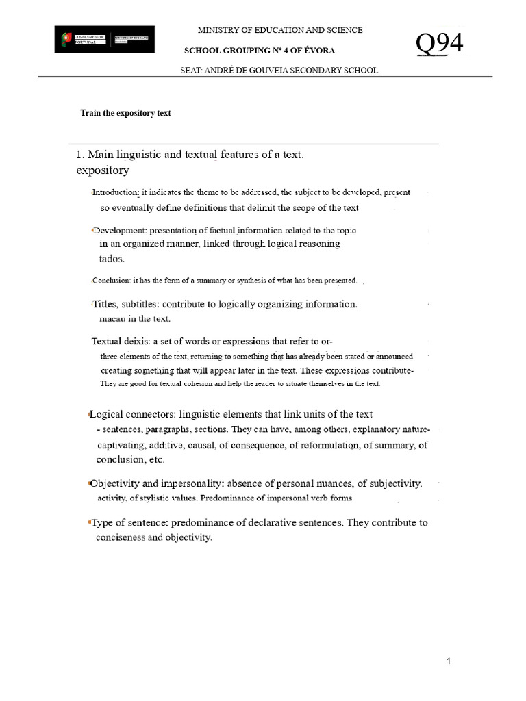 Training Expository Text | PDF