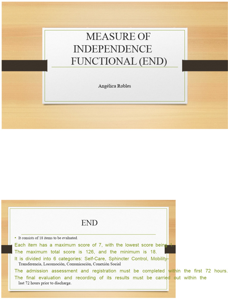 Functional Independence Measure (FIM) | PDF | Communication ...
