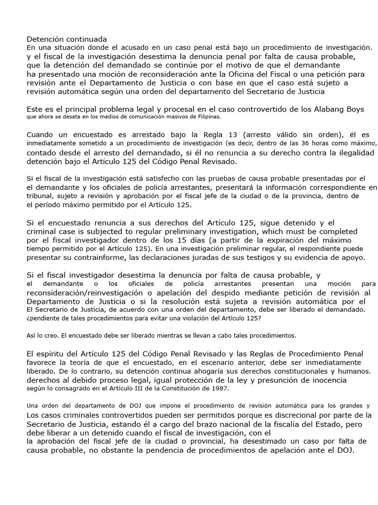 Investigación | PDF | Fiscal | Orden de arresto