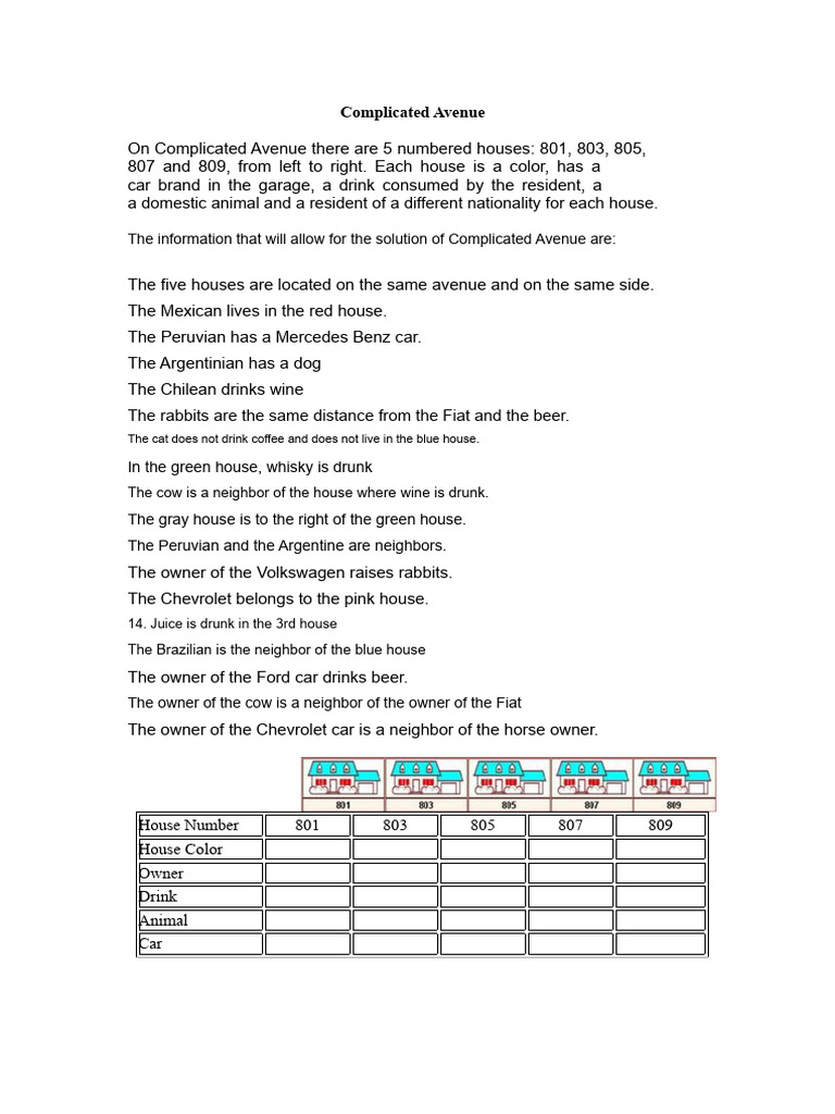 Complicated Avenue With Response | PDF