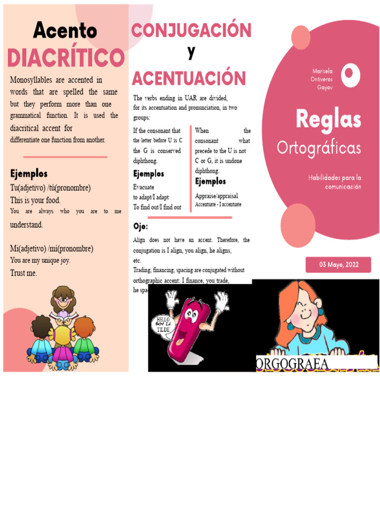 Triptych of Orthographic Rules | PDF | Stress (Linguistics) | Syllable