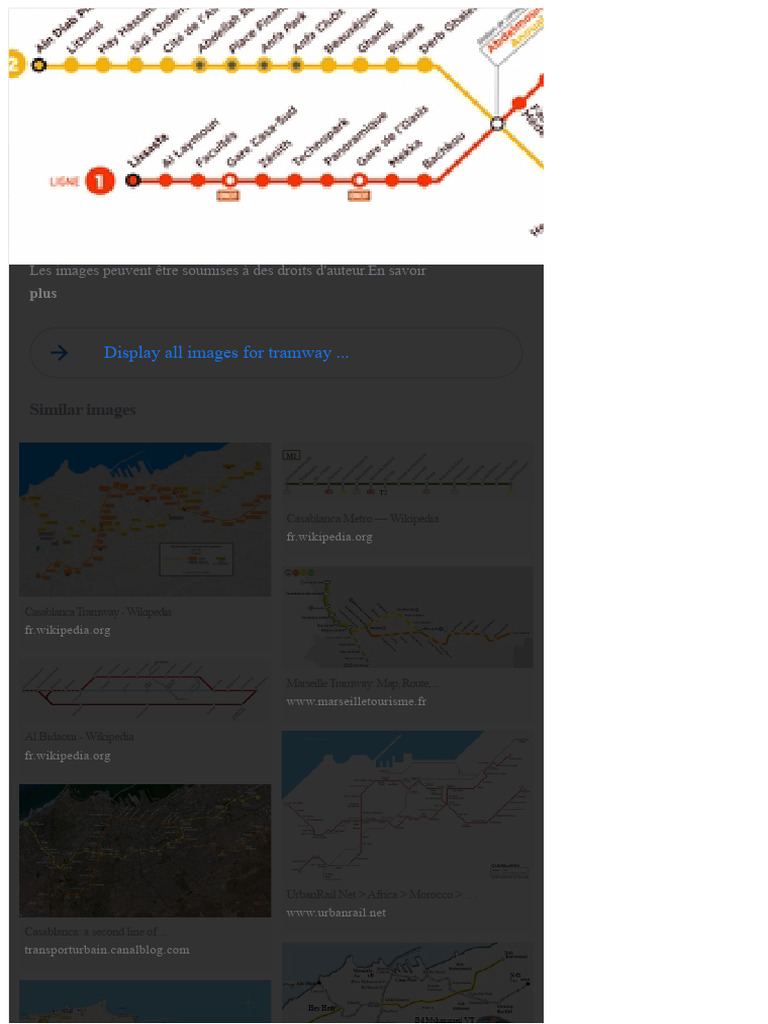 Casablanca Tramway Route | PDF