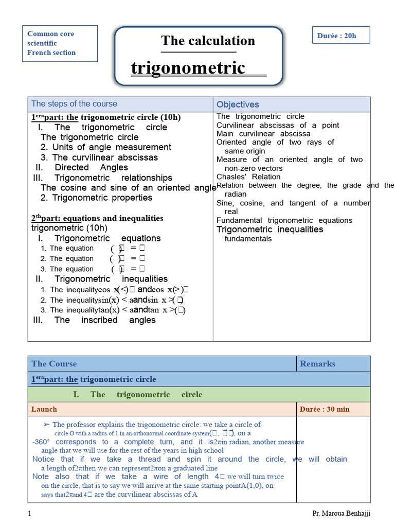 01 - Trigonometric Calculation | PDF | Trigonometry | Trigonometric ...
