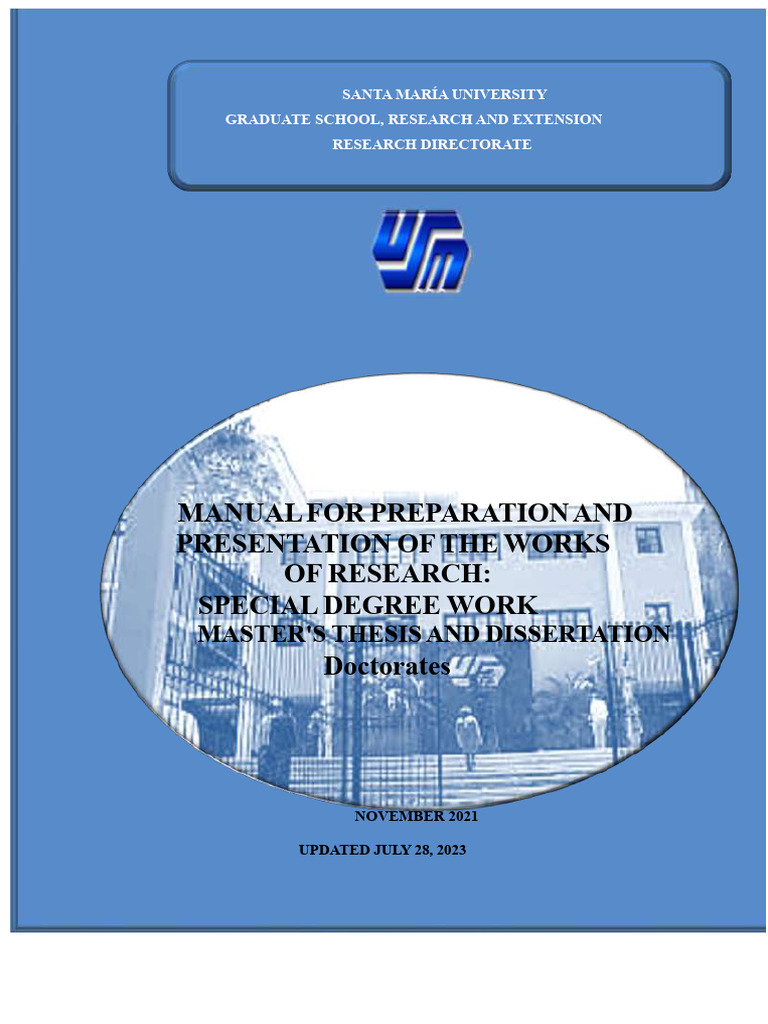 USM Manual November 2024 Final | PDF | Methodology | Knowledge