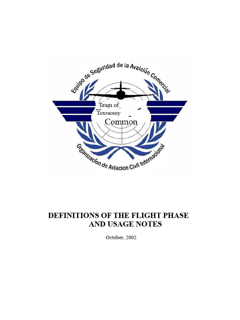 Flight Phase Definitions for Aviation | PDF | Instrument Flight Rules ...
