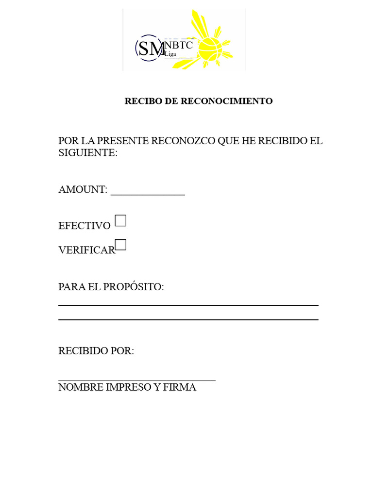 Recibo de Acuse de Recibo | PDF