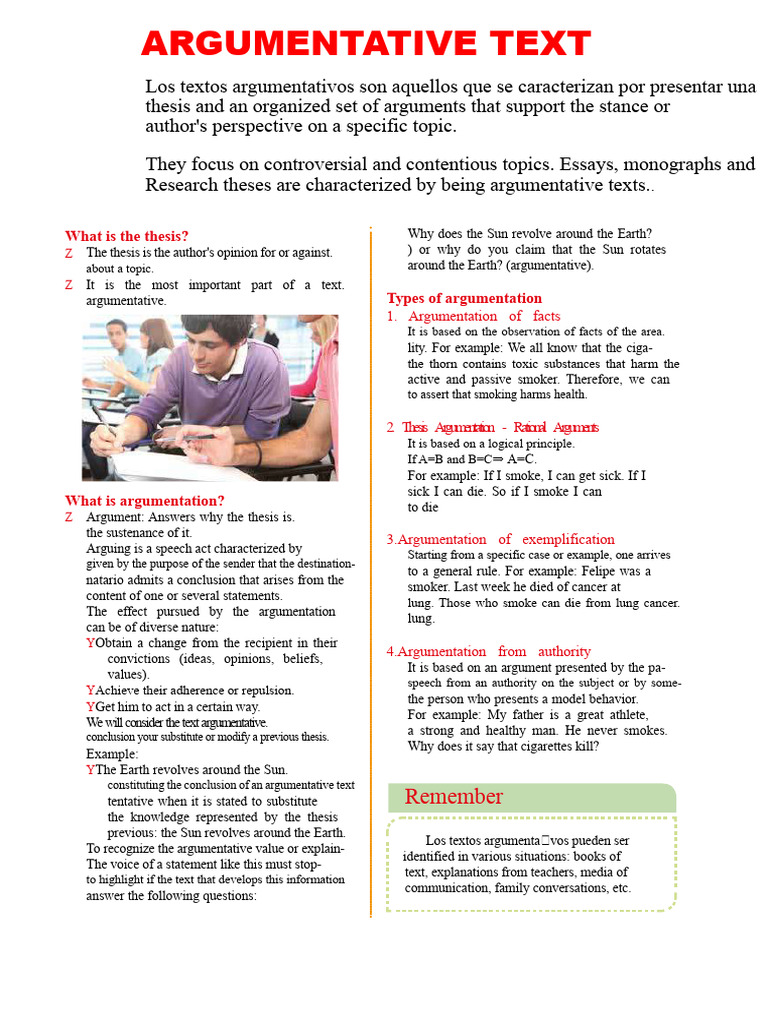 Understanding Argumentative Texts | PDF | Yeti | Argument