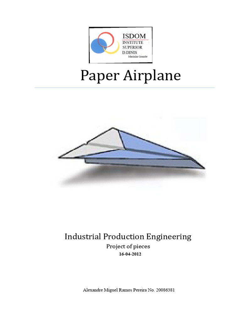 Paper airplane | PDF | Lift (Force) | Wing