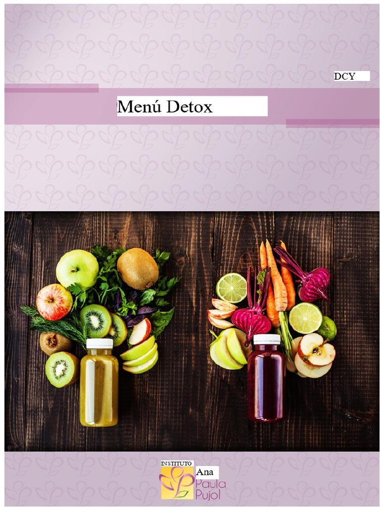 Pujol, Ana Paula - Menú detox | PDF | ensalada | Postres