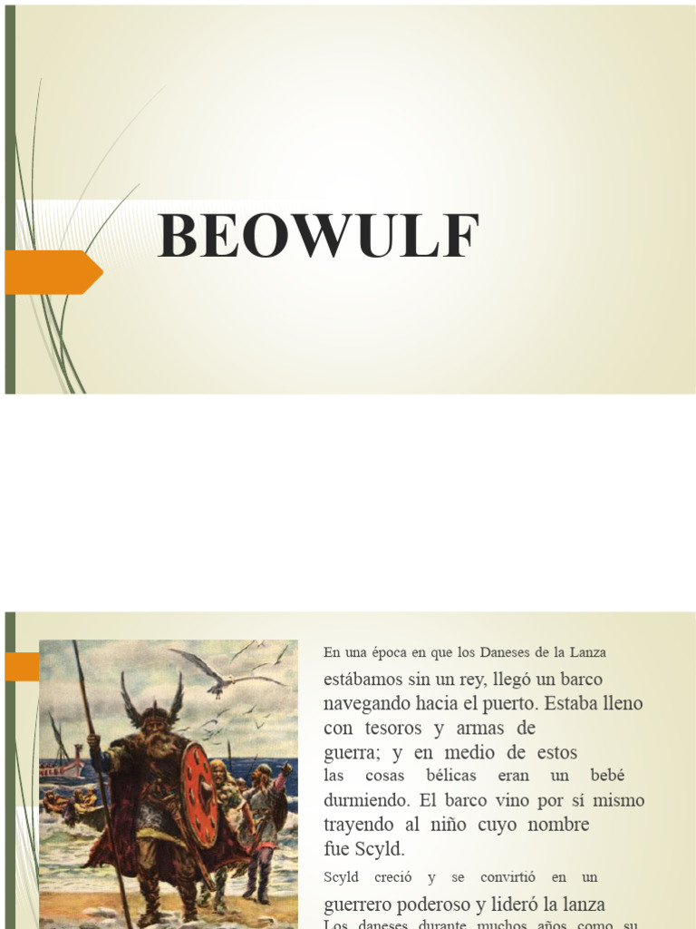 Beowulf: Héroe danés contra Grendel | PDF | Beowulf | Leyendas heroicas ...