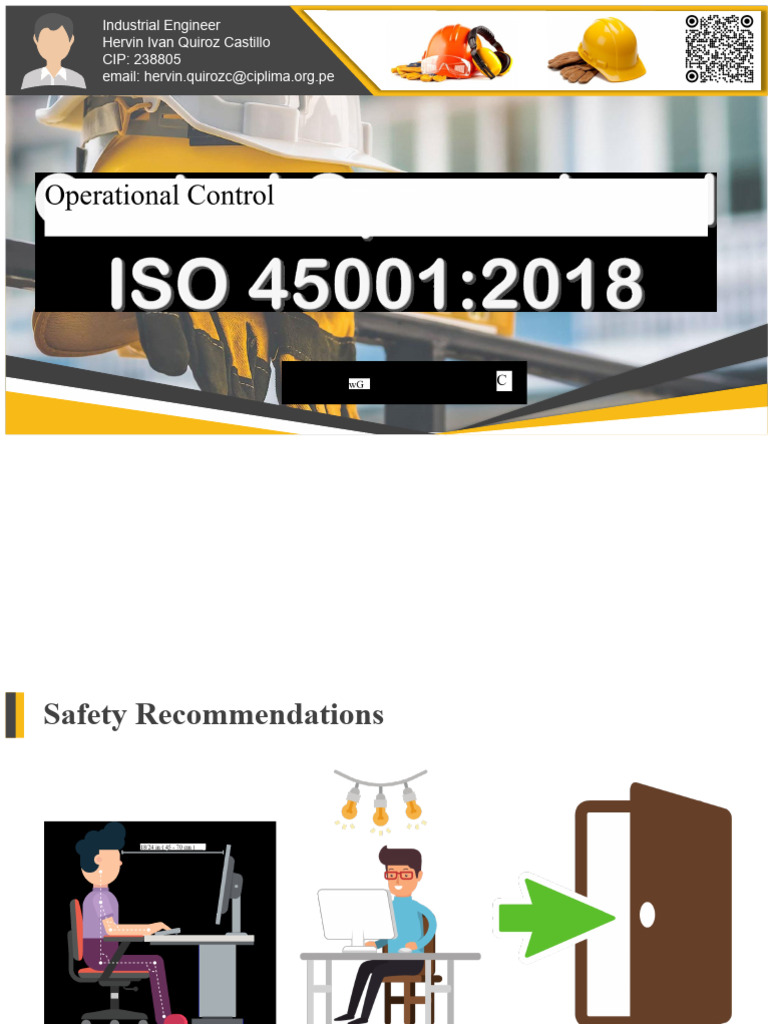 Operational control ISO 45001 | PDF | Occupational Safety And Health ...