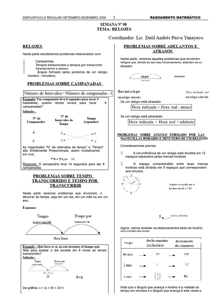 8RAZOAMENTO MATEMÁTICO DAUL ANDRES PAIVA YANAYACO | PDF | Tempo ...
