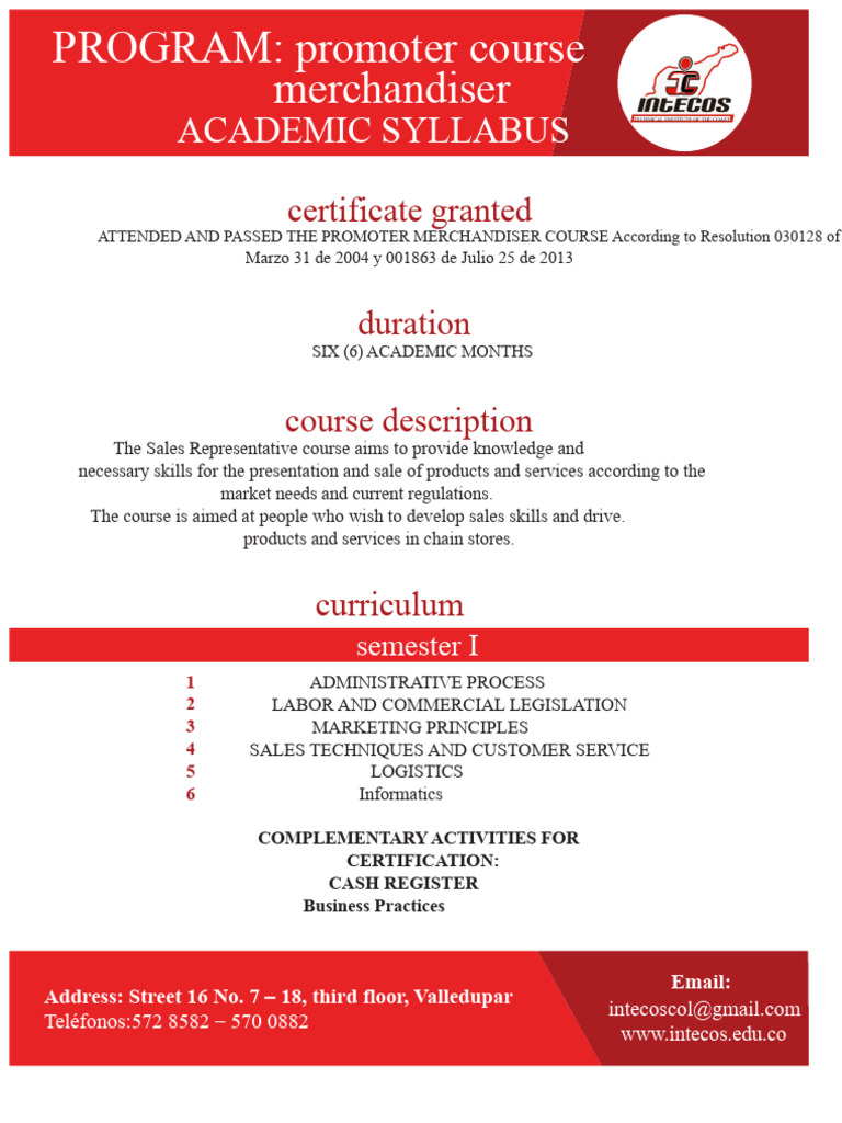 Merchandiser Promoter Course.pdf | PDF