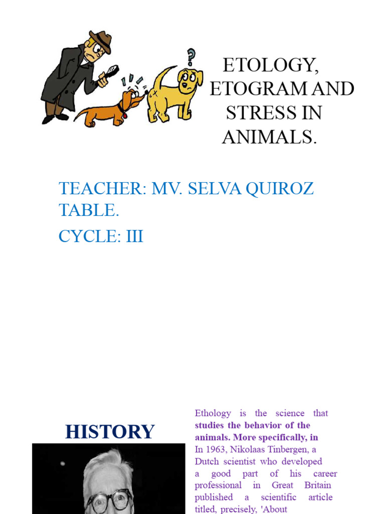 ETHOLOGY, ETHOGRAM, AND STRESS IN ANIMALS | PDF | Ethology | Stress ...
