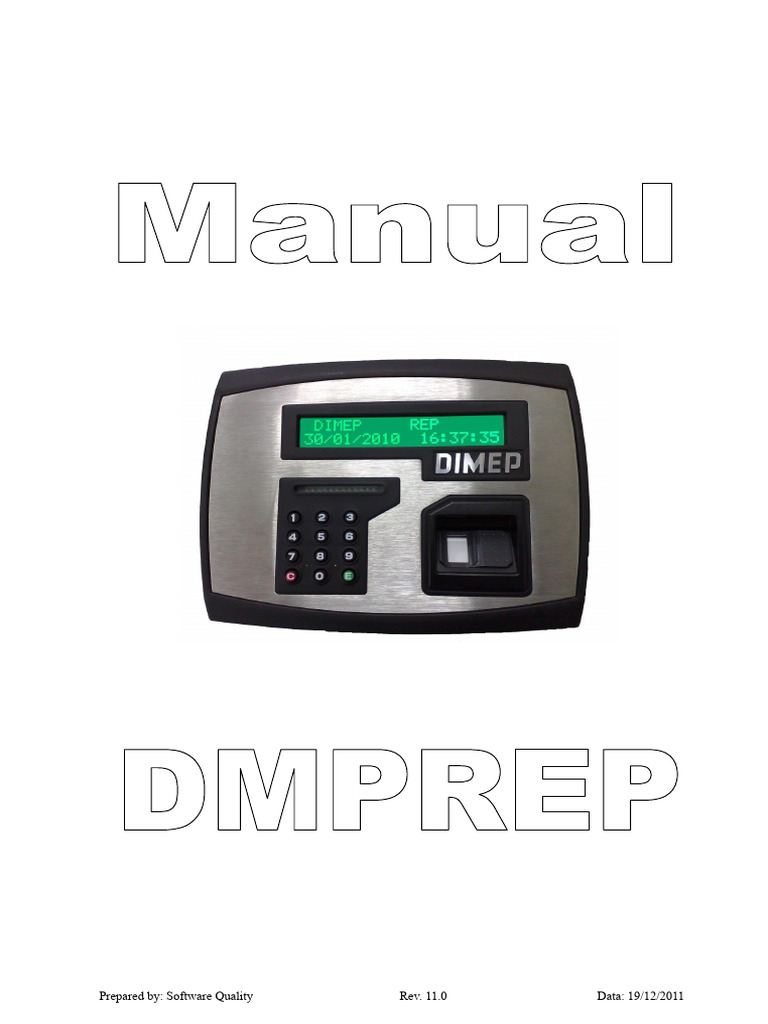 DMPREP Software Installation Guide | PDF | Biometrics | User (Computing)