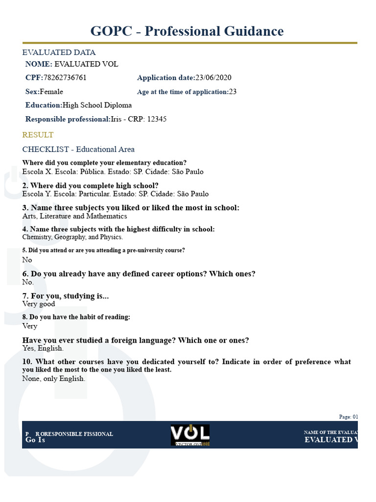 summary-result-model-GOPC | PDF | Behavioural Sciences