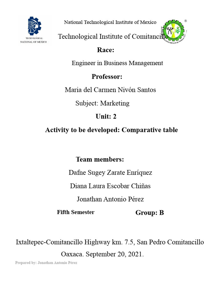 Comparative Analysis of Consumer vs. Business Markets | PDF | Customer ...