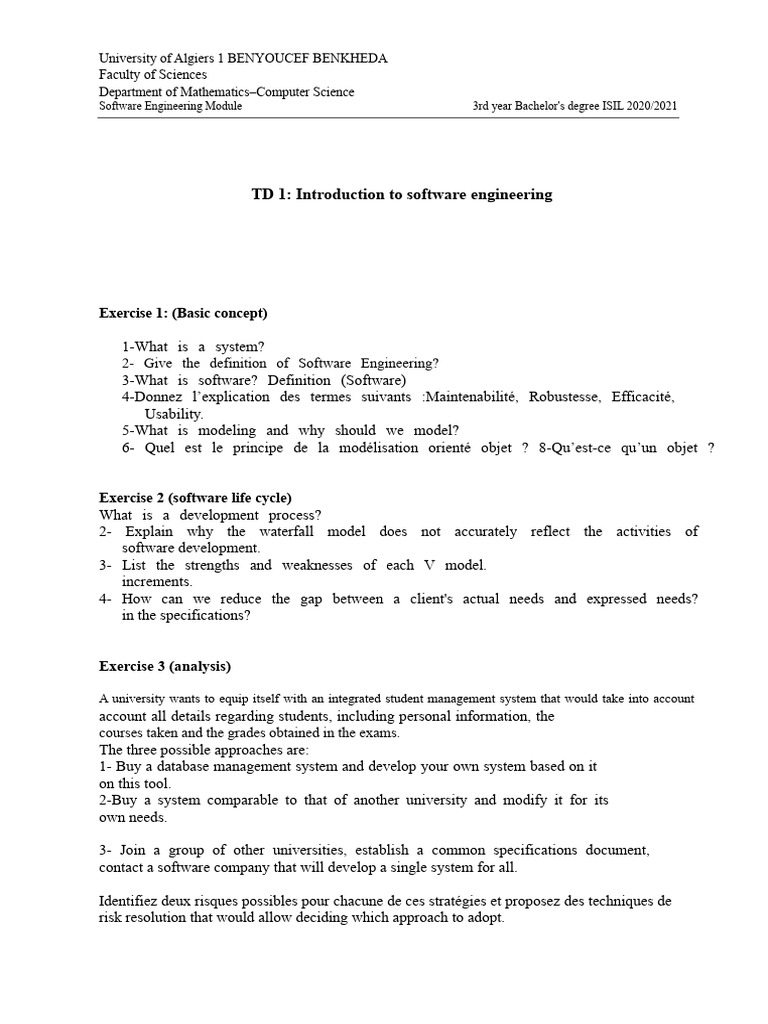 TD1 | PDF