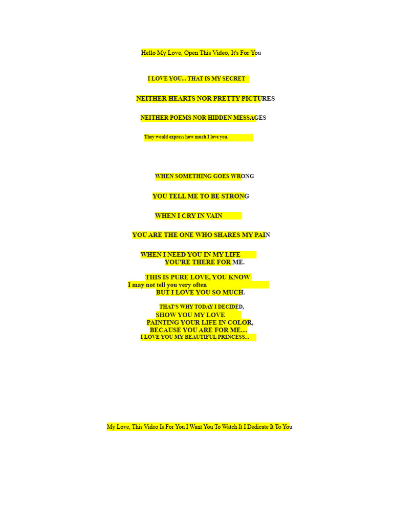 Poems For Love Between the Lines | PDF | Love | Dream