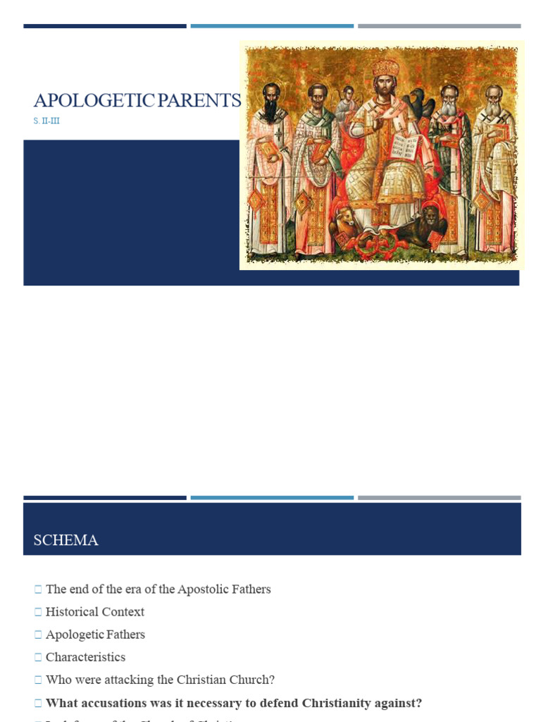 Apologist Fathers | PDF | Christian Apologetics | Apologetics