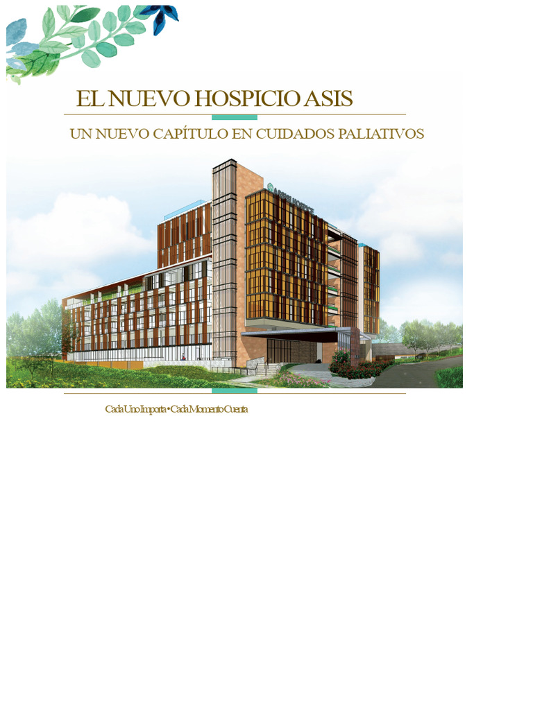 El Nuevo Hospicio de Asís | PDF | Hospital | Cuidados paliativos