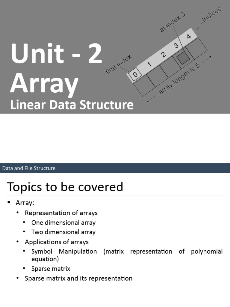 Class 2 DS Array | PDF | Computer Programming | Algebra