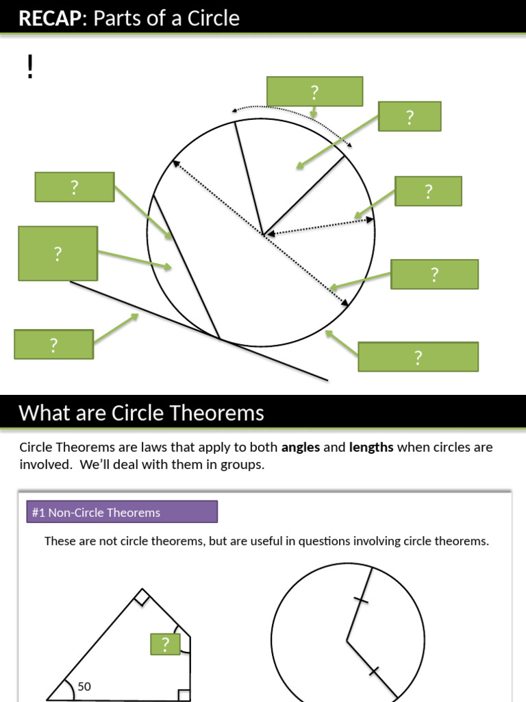 GCSE-CircleTheorems (1) | PDF | Circle | Elementary Mathematics