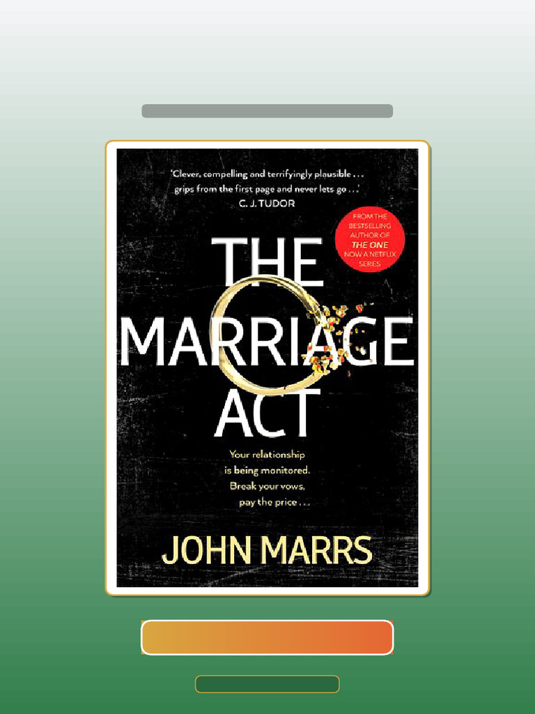 Test Bank for the Marriage Act 1st Edition HQ File Exam Prep | PDF ...