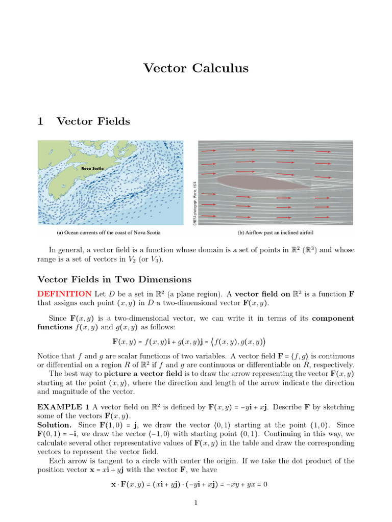 MATH2011 Part5 VectorCalculus | PDF | Euclidean Vector | Gradient