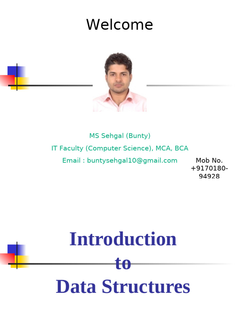 Data Structure, Stacks Types of DS | PDF