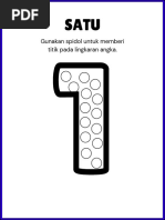 Worksheet Mengenal Angka 1-10 untuk TK | PDF
