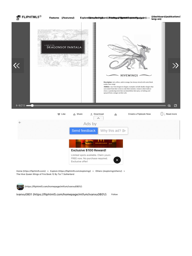 The Hive Queen Wings of Fire Book 12 by Tui T Sutherland (Page 9 ...